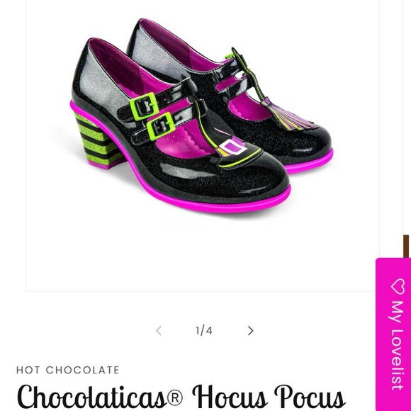 Shoes | Hot Chocolate Designs Hocus Pocus Witch Shoes Size 1 40 Hcd ...